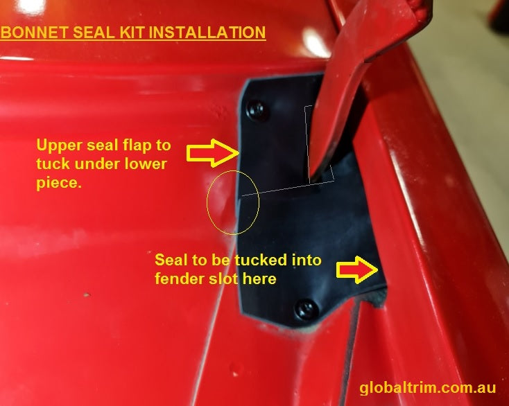 FORD XD XE XF XG XH BONNET ARM HINGE SEAL XD16B682A – GlobalTrim