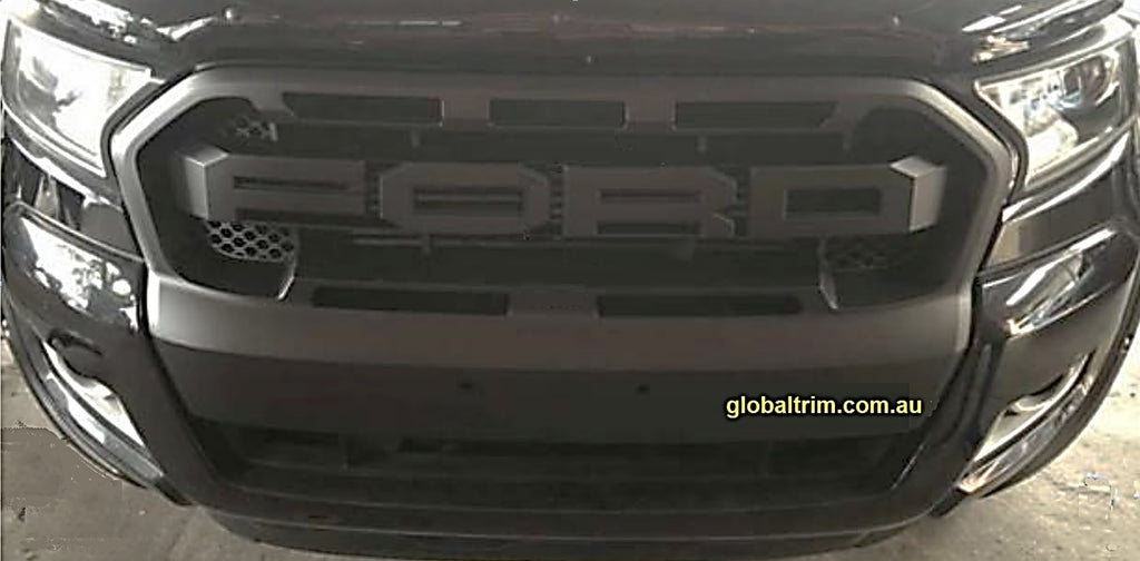 FORD RANGER WILDTRAK PX2 PX3 T7 RAPTOR STYLE GRILLE 2015 - 2021 ...