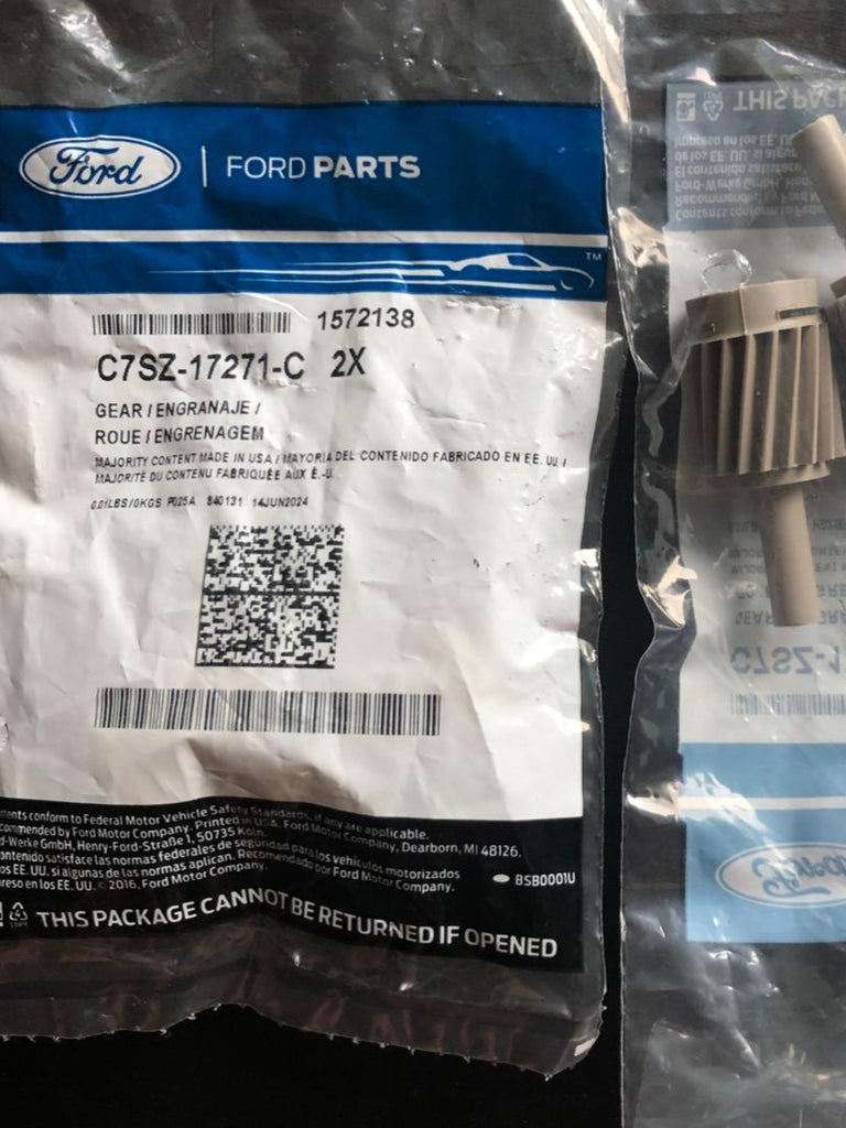 FORD SPEEDO DRIVE GEAR C7SZ-1721-C NOS GENUINE - GREY COLOUR 18 TEETH ...