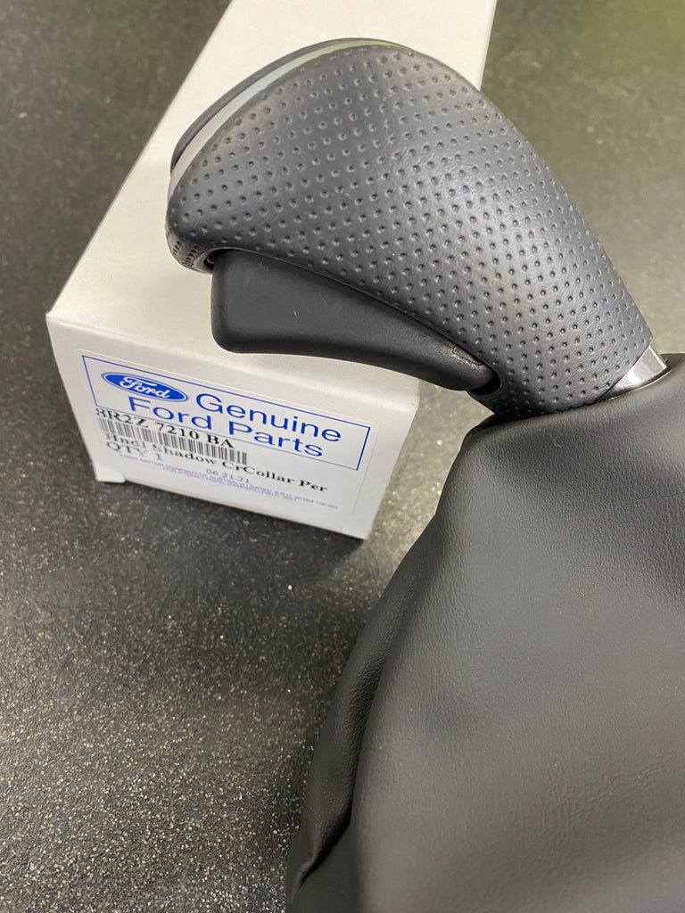 FORD FG AUTO LEATHER SHIFTER HANDLE 6 SPEED 8R2Z-7210-BA NEW GENUINE N ...