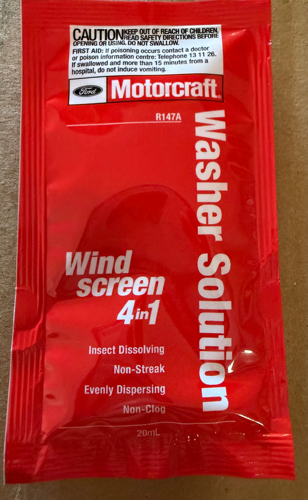 FORD MOTORCRAFT Windscreen Washer Bottle Additive Solution R147A 20ml ...
