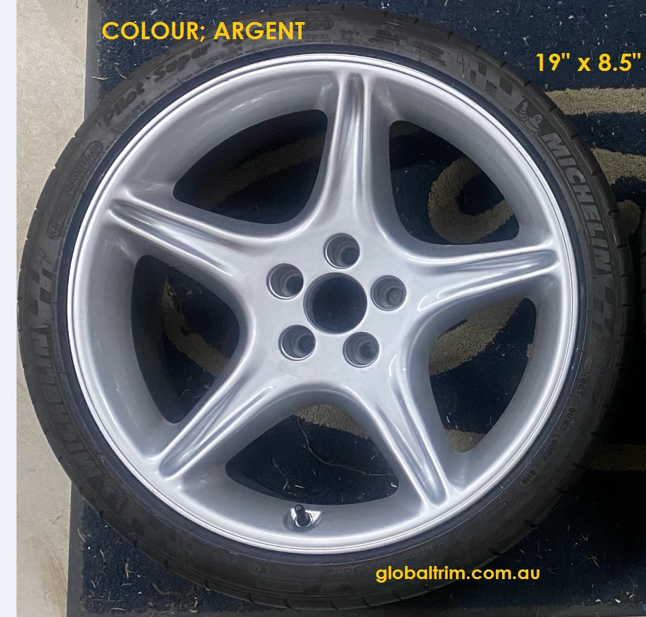 Ford EB GT 19" x 8.5" Gold - Argent Silver - Dark Argent Alloy Wheel ...