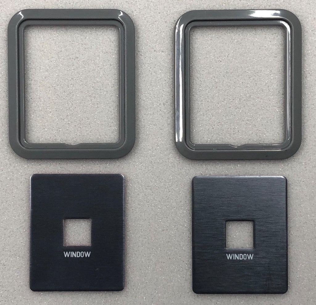 FORD XD P Dove Grey window switch plate & surround PAIR Falcon Fairmon ...
