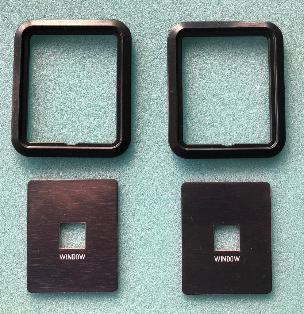 FORD XD XE BLACK window switch plate & surround PAIR Falcon Fairmont Z ...
