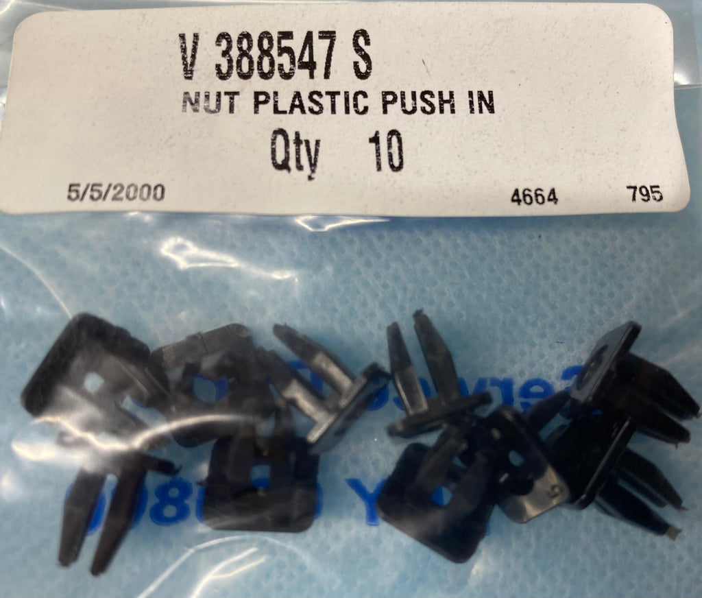 FORD NUT PLASTIC PUSH IN CLIP NEW OLD STOCK XD XE XF XG XH ZJ ZK ZL FC ...